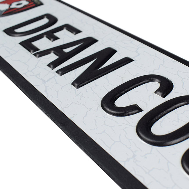 Long Metal Street Sign