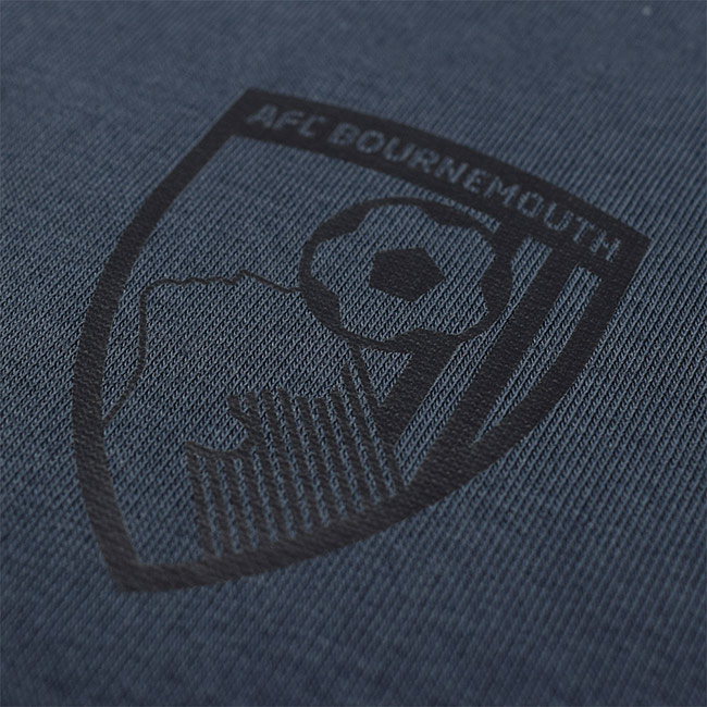 Adults Organic Crest Hoodie - India Ink Grey