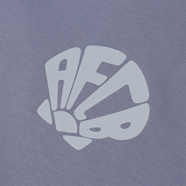 Adults Organic Shell Crest Tee - Lavender